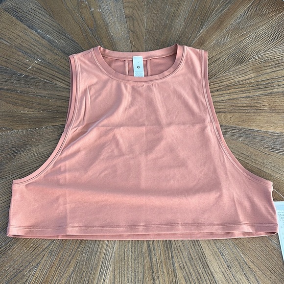 lululemon athletica | Tops | Nwt Lululemon Muscle Love Tank Crop Tough ...